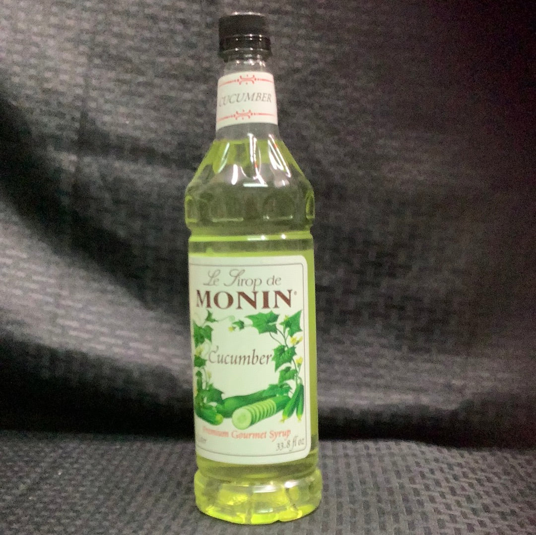 Monin Premium Cucumber Flavoring Syrup 1 Liter — Pristine Supply
